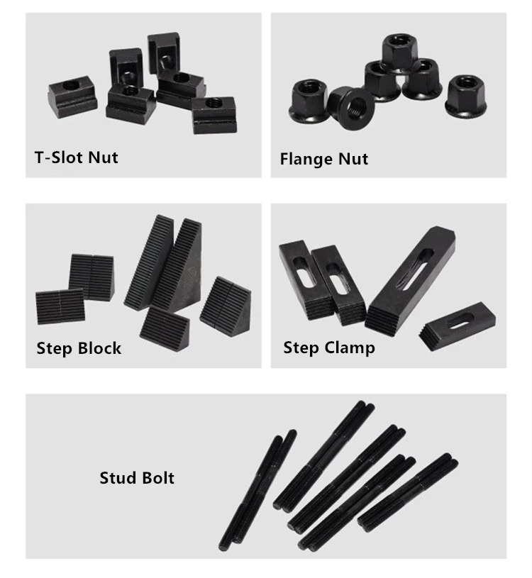 T-slot Stub End Clamp Flange Coupling Step Block Tool Fast Kit For Vmc ...