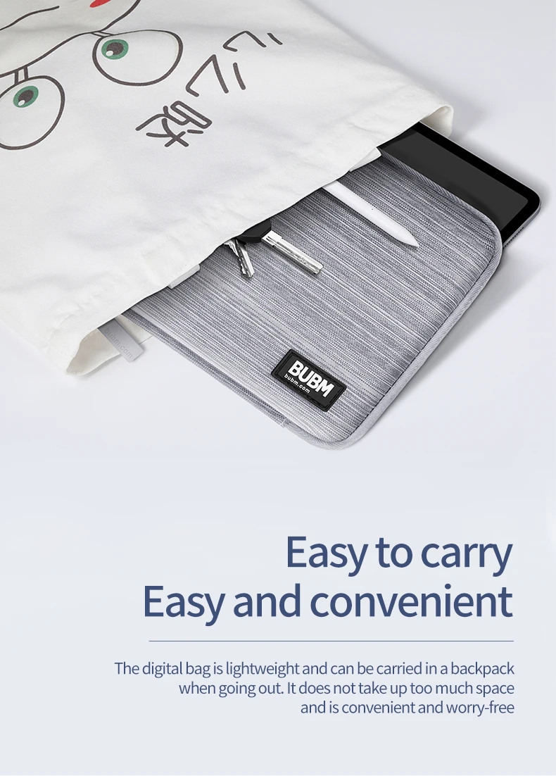 Bubm Travel Electronic Tech Accessories Gadget Cable Organizer Storage ...