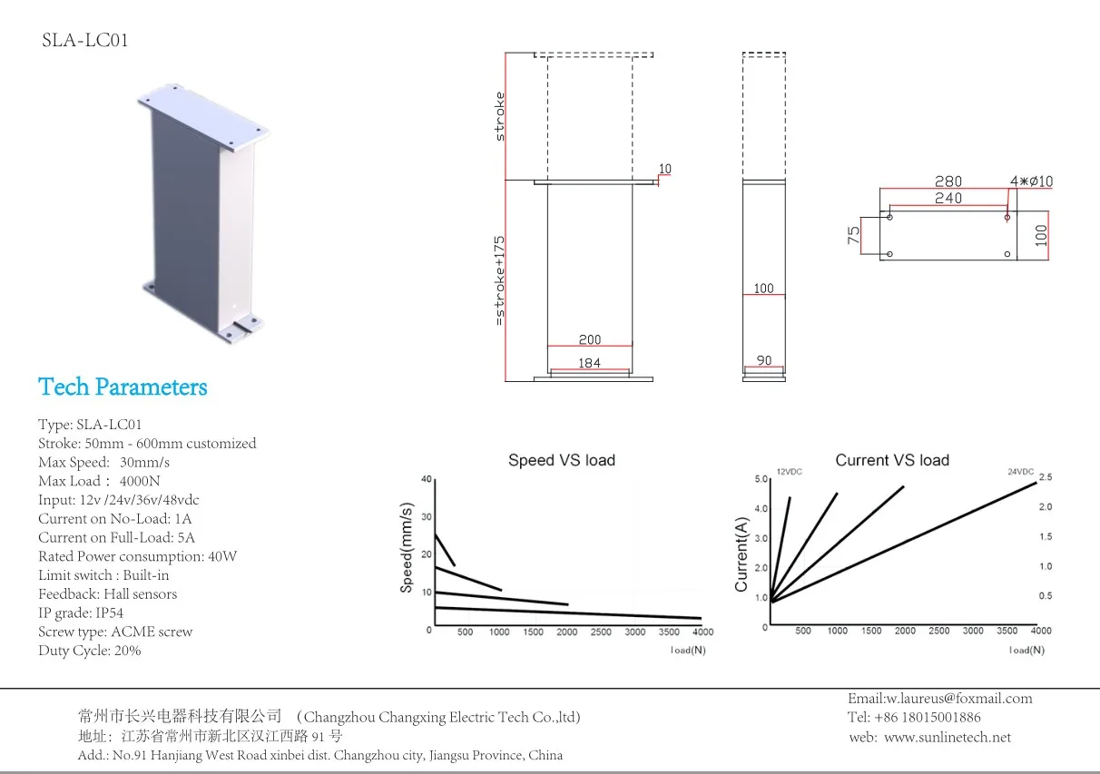 Height Adjustable Desk - Synchronous Table Leg Actuators