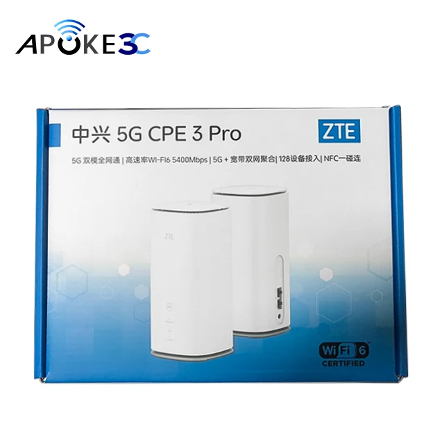 Ax5400 Zte Mc8020 5g Cpe Indoor Sdx55 Sim Card Slot Unlocked H122-373 ...