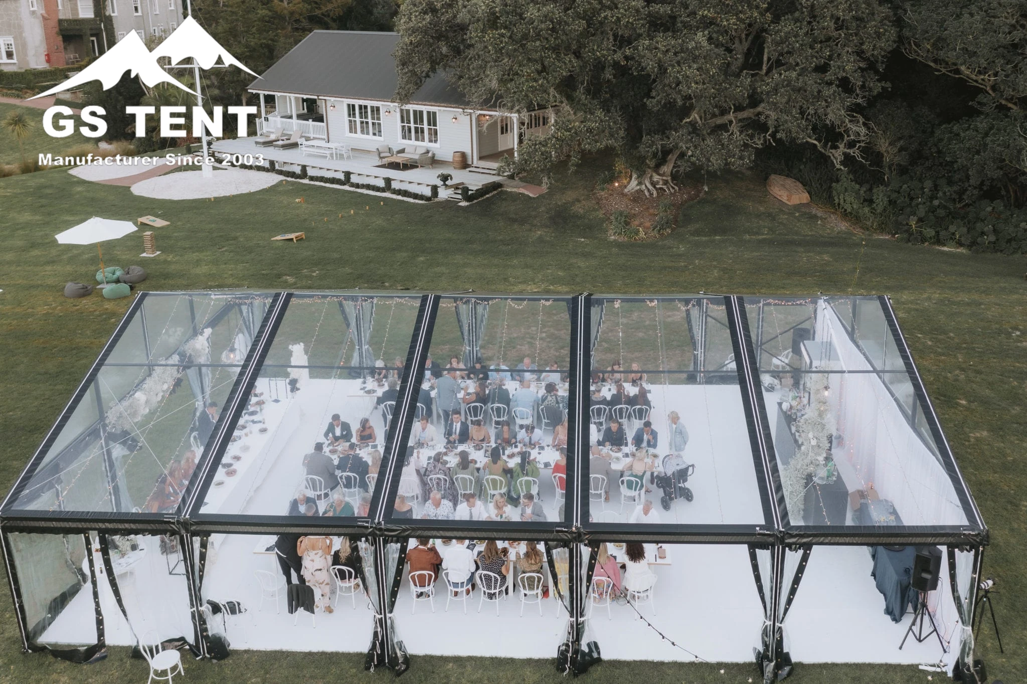 15x40 Large Capacity Transparent Elegant Wedding Tent for Event Luxury ...