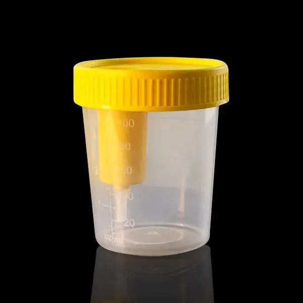 Lab supplier disposable plastic sterile urine specimen cup vacuum urine ...