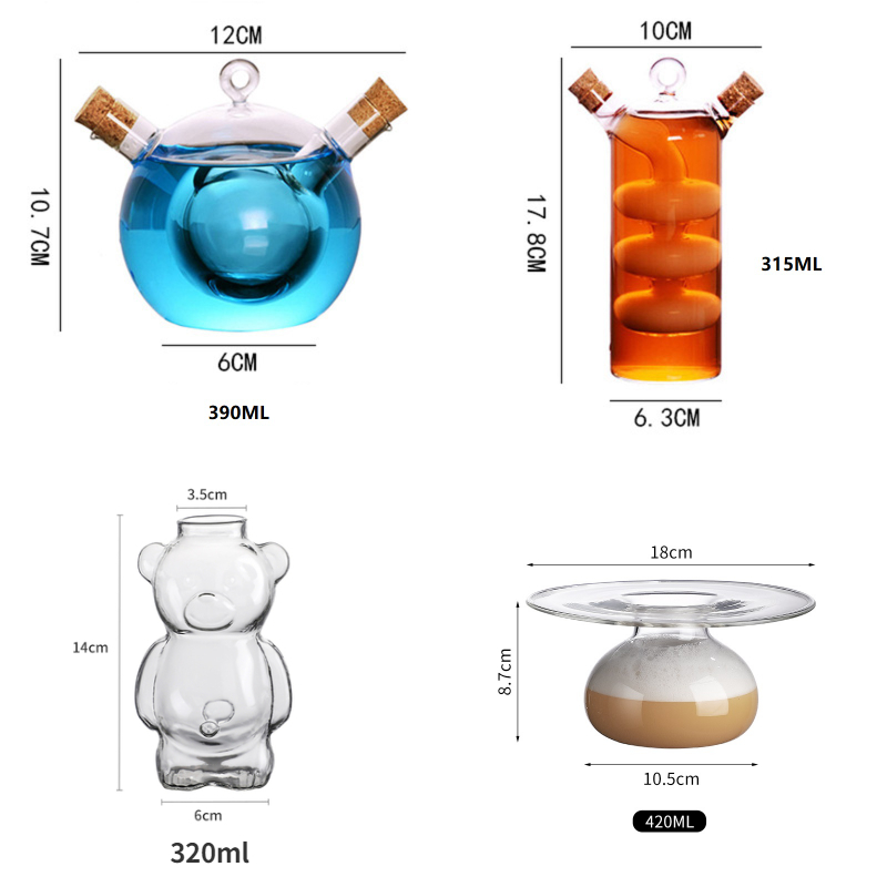 Unique Shape Cocktail Glasses - Perfect for Holiday Gifts