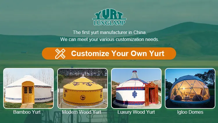 Customize The Tent Mongolian Yurt Steel Yurt Tent - Buy Luxury ...