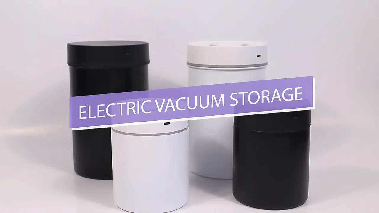 Rechargeable Automatic Airtight Coffee Bean Container Vacuum Coffee ...