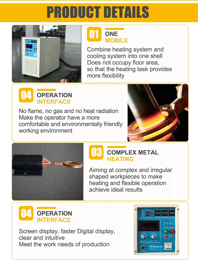 10kw 15kw 25kw 120kw 250kw High Frequency Induction Heating Machine ...