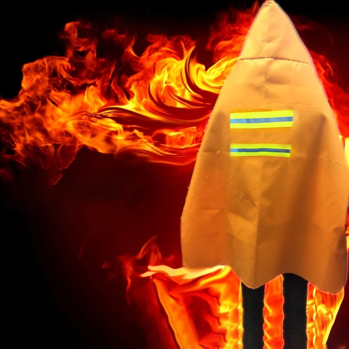 Fire Protective Blanket Fire Fighting Insulation Emergency Survival ...