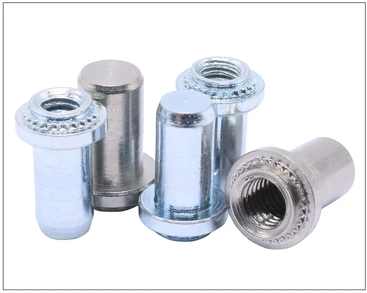 M3-M8 Carbon Steel Zinc Plated Self Clinching Blind Nuts