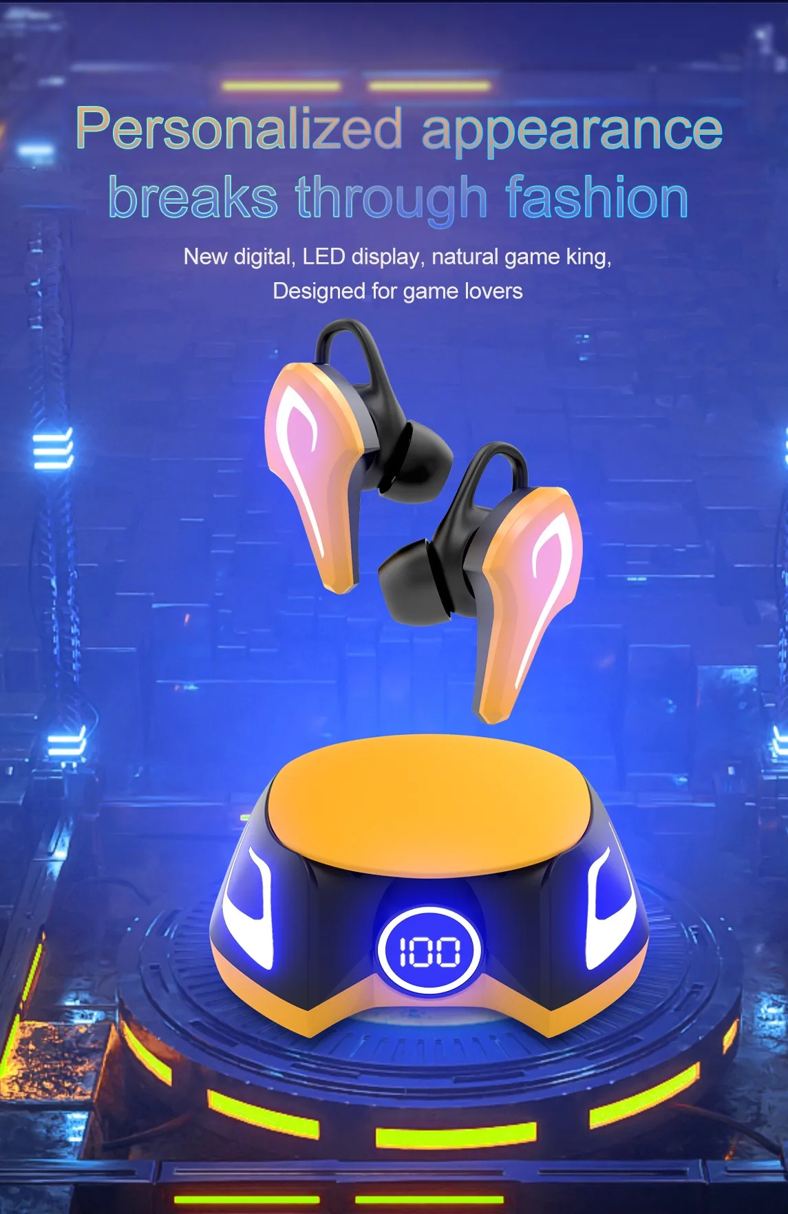 2023 New Wireless Earphone K8 Tws True Low-latency Waterproof Mini Stereo Headphone Sport Gaming ...