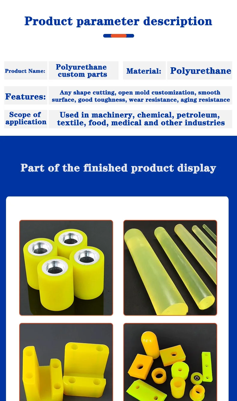 Polyurethane Shaped Plastic Injection Mould Parts Wear Resistant Custom ...