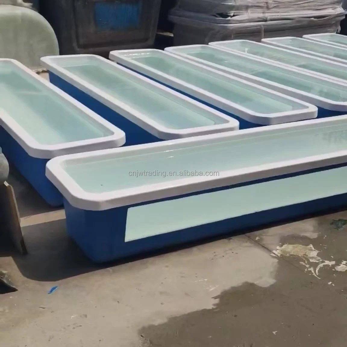 Koi Pond Frp Fiberglass Fish Tank Suppliers for Recirculating ...