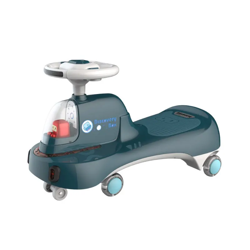 Kids Wiggle Ride On Park Twist Riding Race Plastic Swing Car For ...