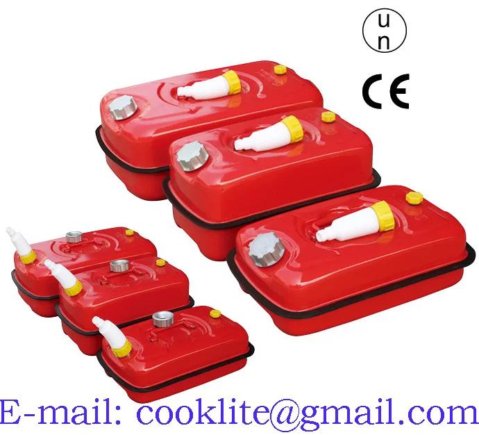 Horizontal Metal Jerry Can 5/10/20l Petrol Gasoline Diesel Oil Fuel ...