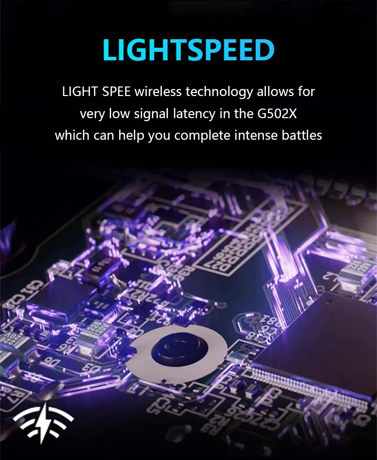 Logitech G502X Wireless Lightspeed - Dual Mode Gaming Mouse