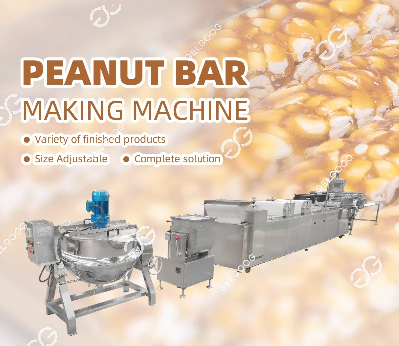 Gelgoog Automatic Oat Puffed Cereal Bar Pressing Processing Protein Bar ...