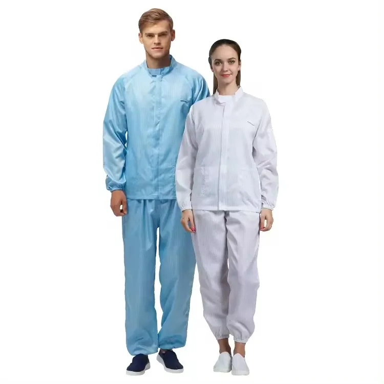 Customizable Cleanroom Work Uniform Safety Workwear Antistatic Esd Coat ...