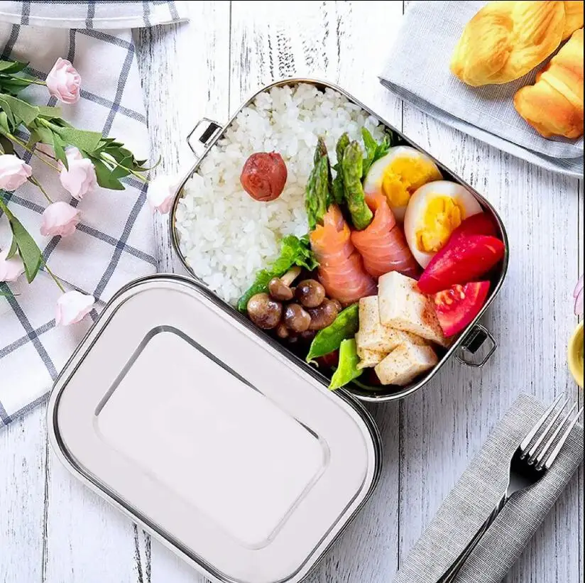 Stainless Steel Cylinder Camping Food Storage Container Stainless Steel ...