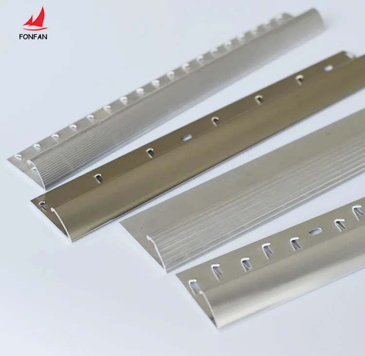 Aluminum Carpet Edge Trim Metal Decorative Carpet Edging Strips - Buy ...