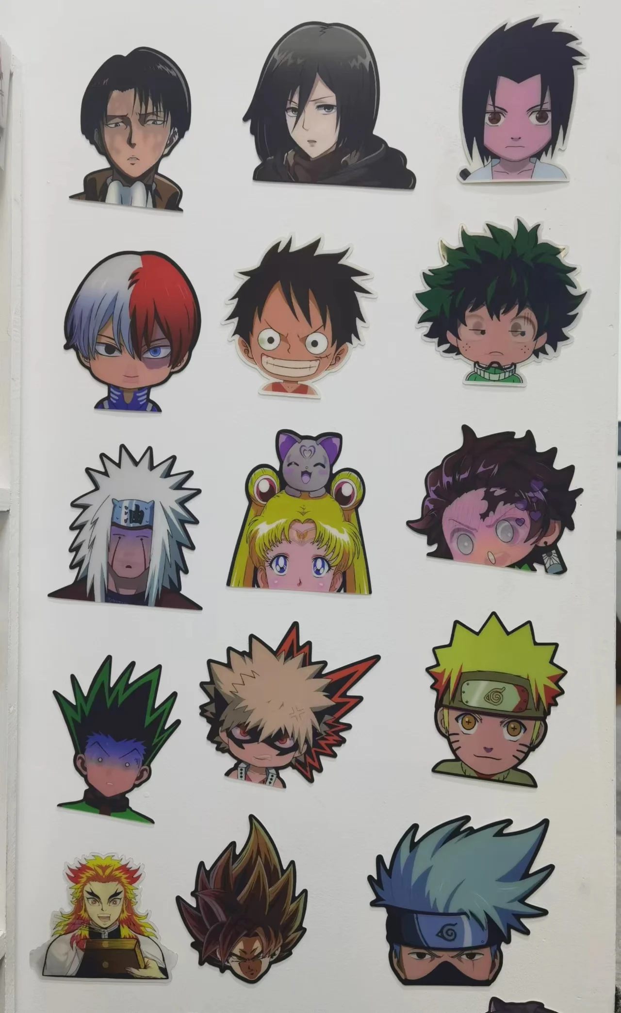 Motion Car Window Sticker Waterproof Anime Window / Laptop Sticker ...