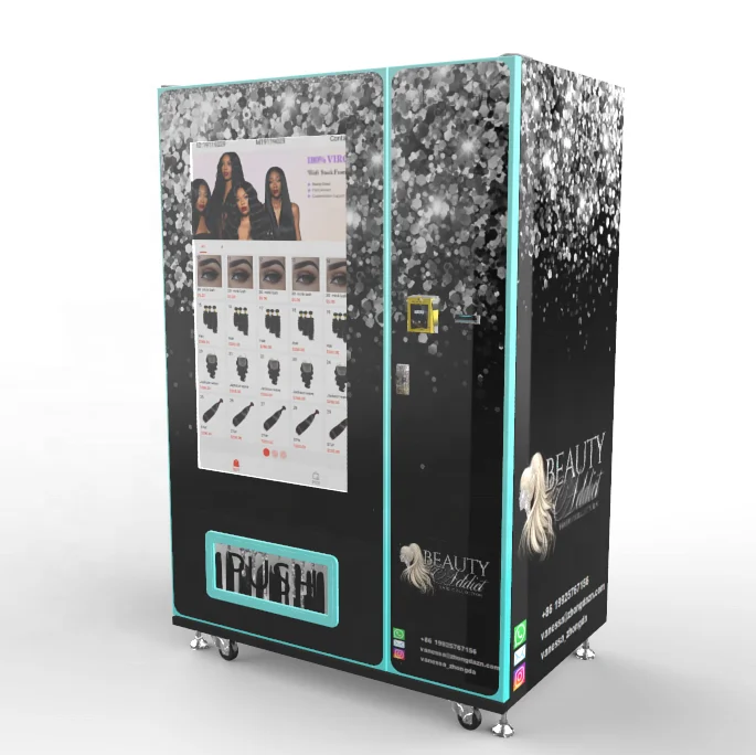 Large Touch Screen Vending Machine For Hair Bundles Wigs Vending ...