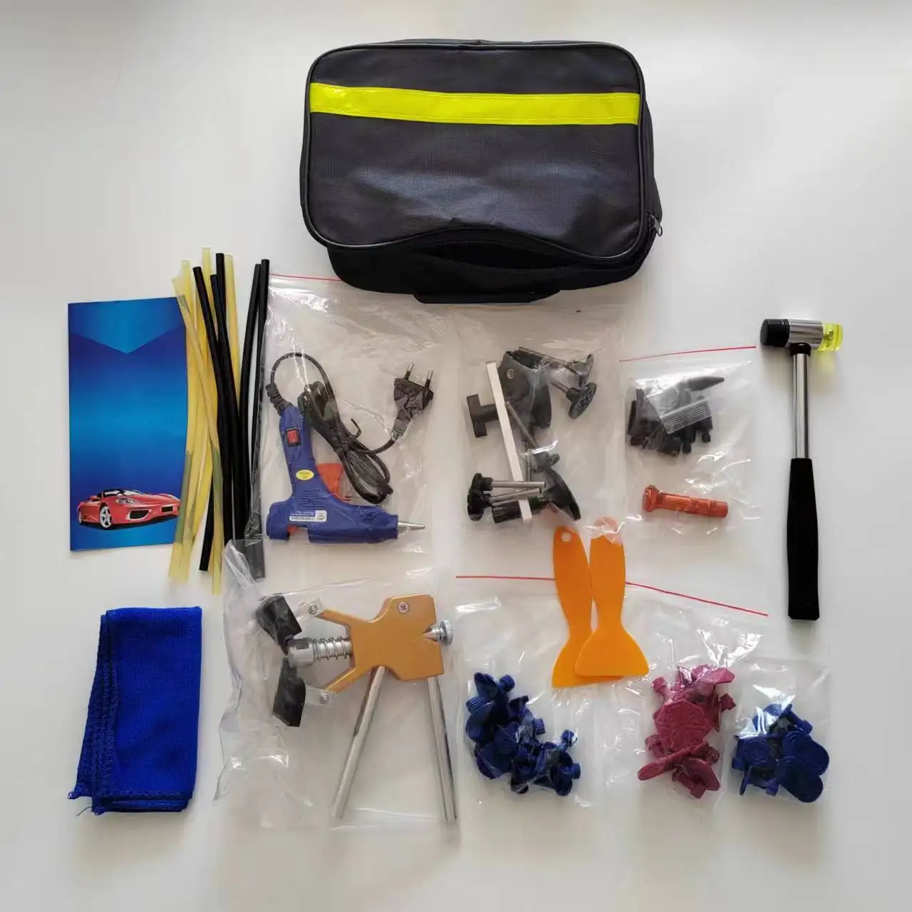 77pcs in 1 Set Automotive Hand Tools Car Body Dent Repair Removal ...