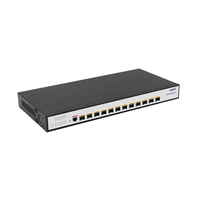 HRUI Commercial 8-Port Full 10G Ethernet Switch - 160gbps