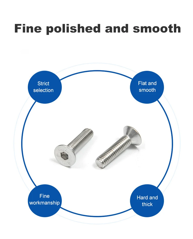 304 Stainless Steel Flat Triangular Teeth Countersink Countersunk Head ...