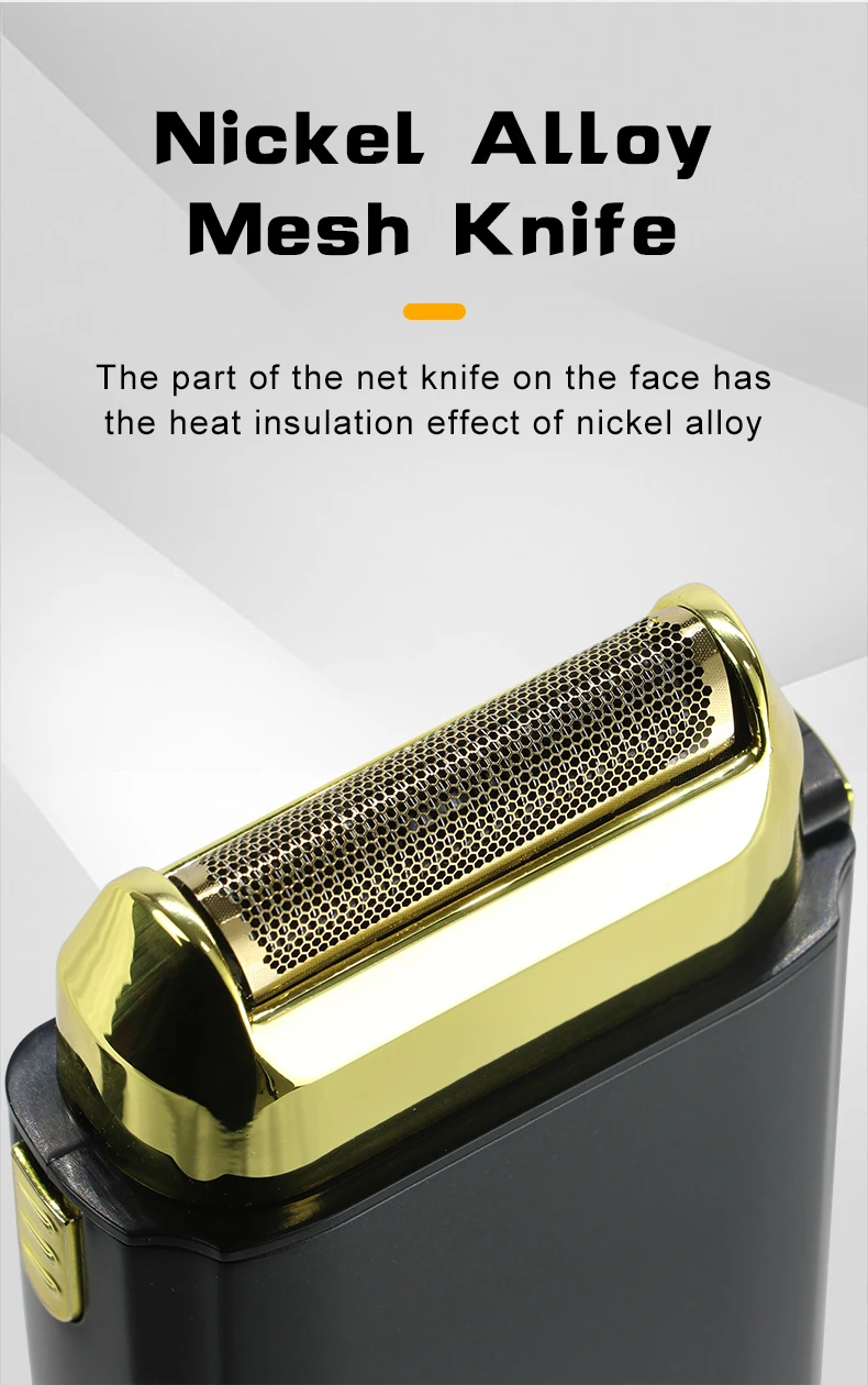 Professional 9000 RPM High-Speed Foil Shaver USB Rechargeable Japanese ...