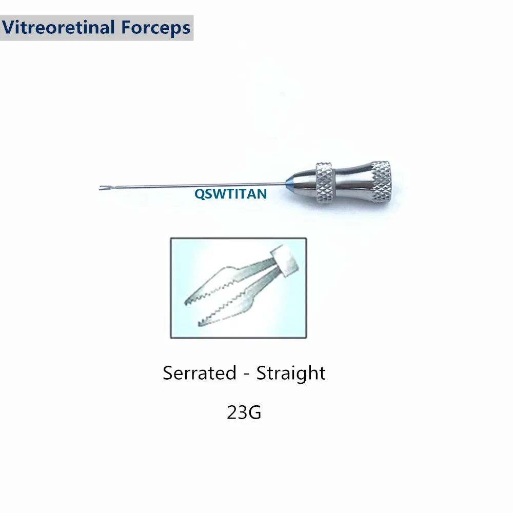 Ophthalmic Capsulorhexis Forceps Removable Head 25G/23G Retinal ...