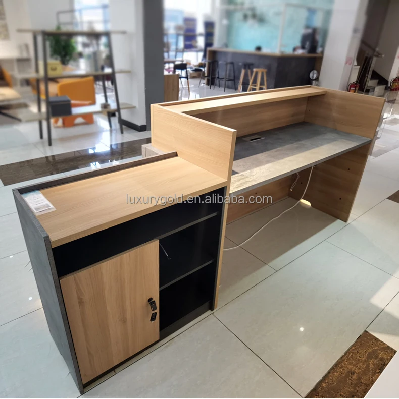 Reception Desk Checkout Counter Small Nail Salon Office Reception Desk ...