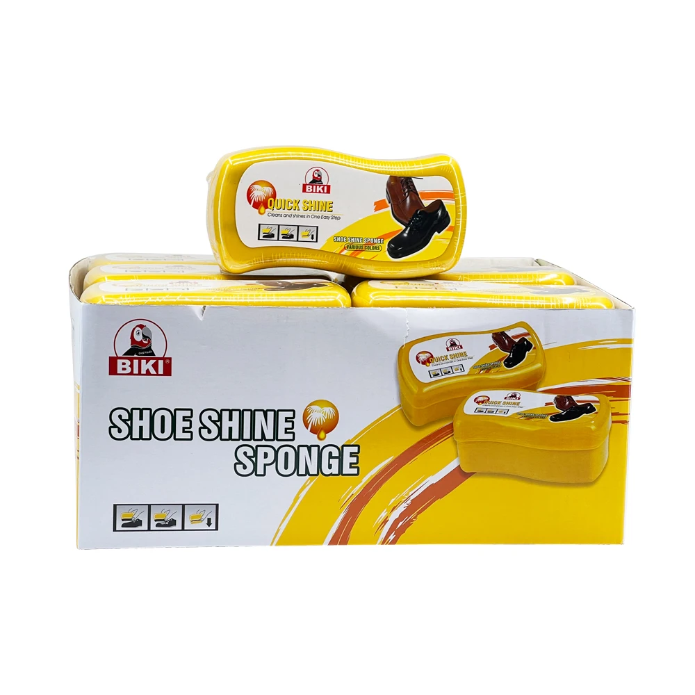 High Quality Biki Shoe Shine Sponge Biki Brand Quick Shoe Shine Sponge ...