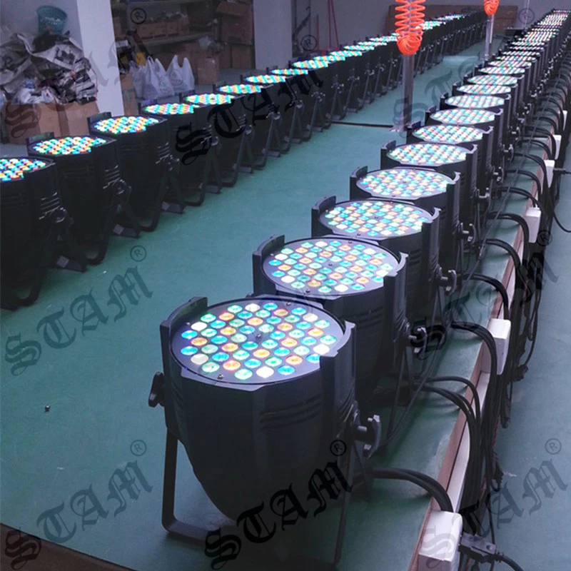 54x3w Led Par Lights Rgbw 4in1 Par Led Dmx512 Disco Lights Professional ...