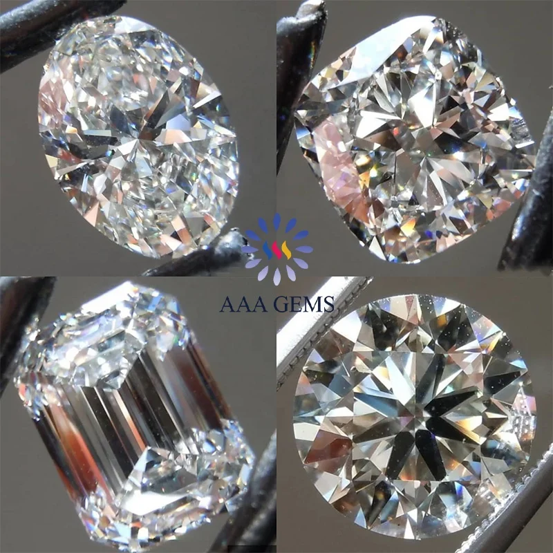 CVD Diamond Manufacturers White Cultured Diamond Loose Elongated ...