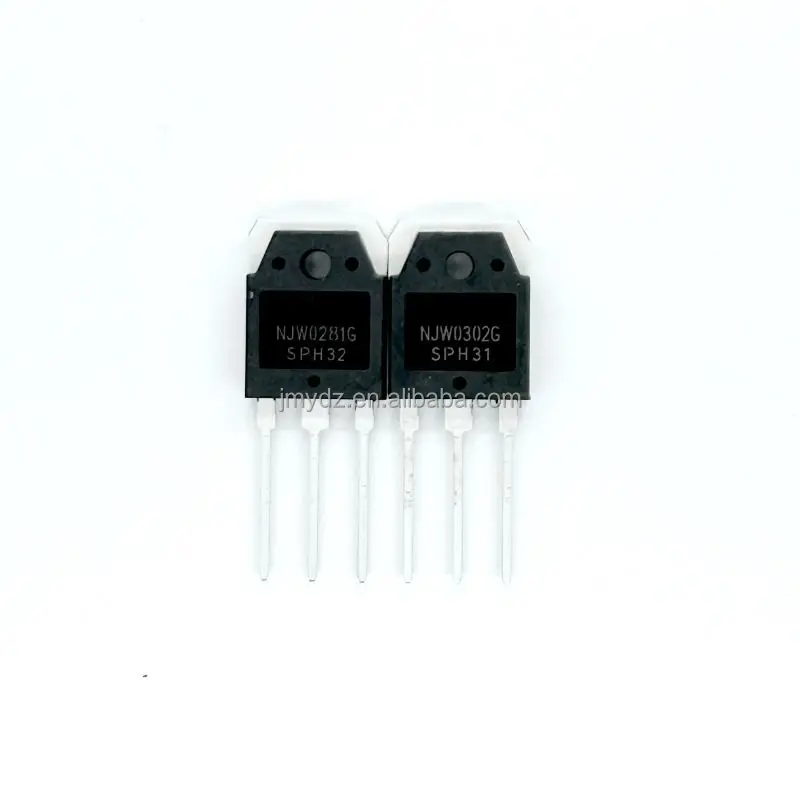 NJW0302 NJW0281 Original TO-3P 150W 250V 15A Silicon Power Amplifier Transistor MOS NJW0302G ...