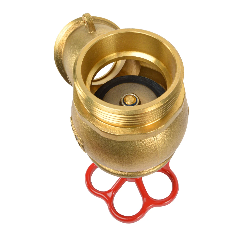 Bsp Male Threads Pn 16 Forged Brass Landing Valve Fire Hydrant Valve ...