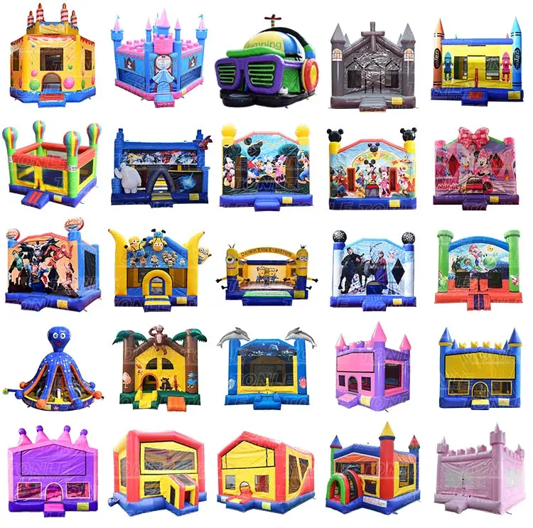 Pirate Ship Bouncy Castle Inflatable Bouncer Slide Combo Jumping Castle ...