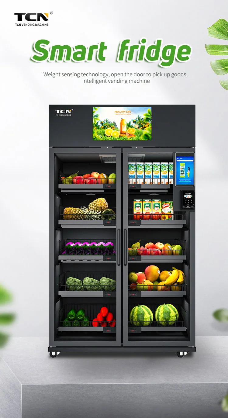 TCN Automatic Fresh Fruit Vending Machine - Smart Fridge