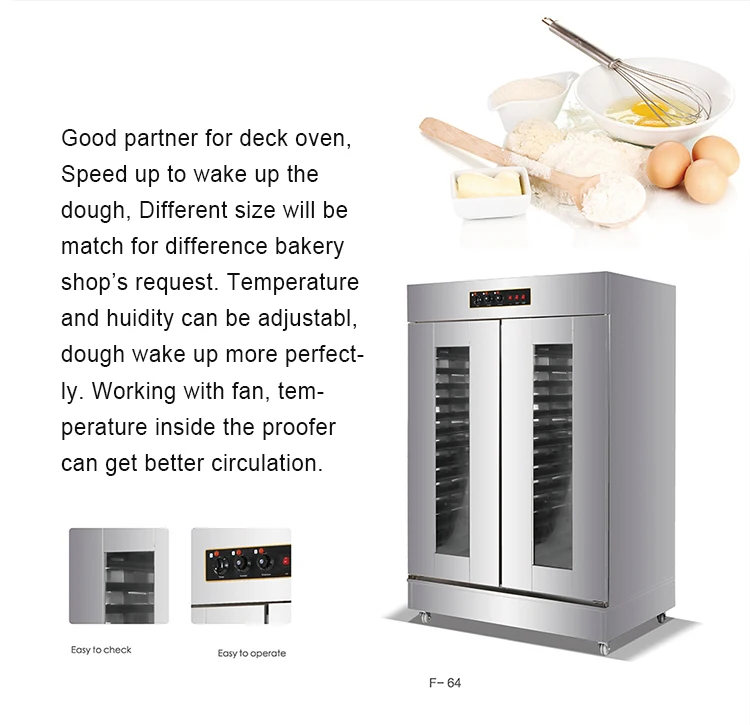 64 Trays Fermentation Steam Heater - Commercial Bread Proofer