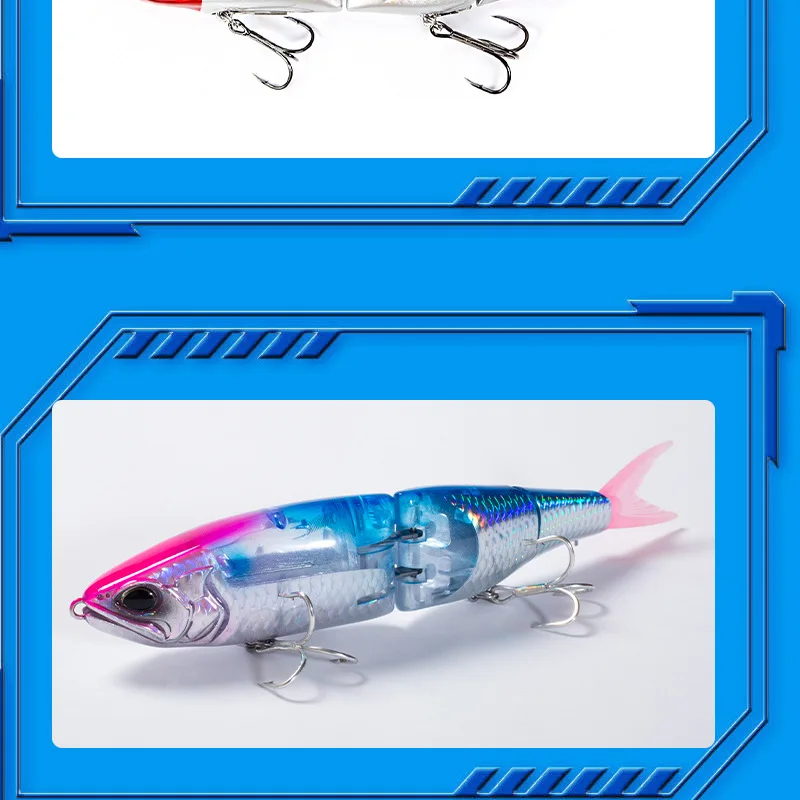 Oem Multi Section Saltwater Fishing Lure 180mm 50g 3 Segmented Sinking ...