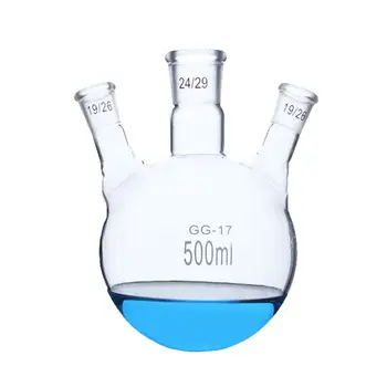 Heavy Wall Laboratory Borosilicate Glass Boiling Distillation Round ...