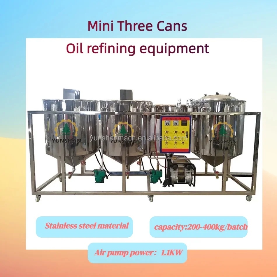 Degumming Decoloring and Dephosphorizing Edible Crude Oil Refining ...