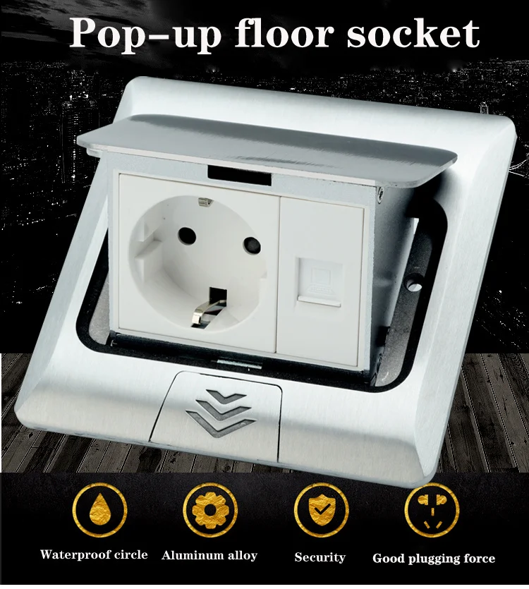 Stainless Steel Pop up Floor Mounted Electrical Outlets and Usb /best ...