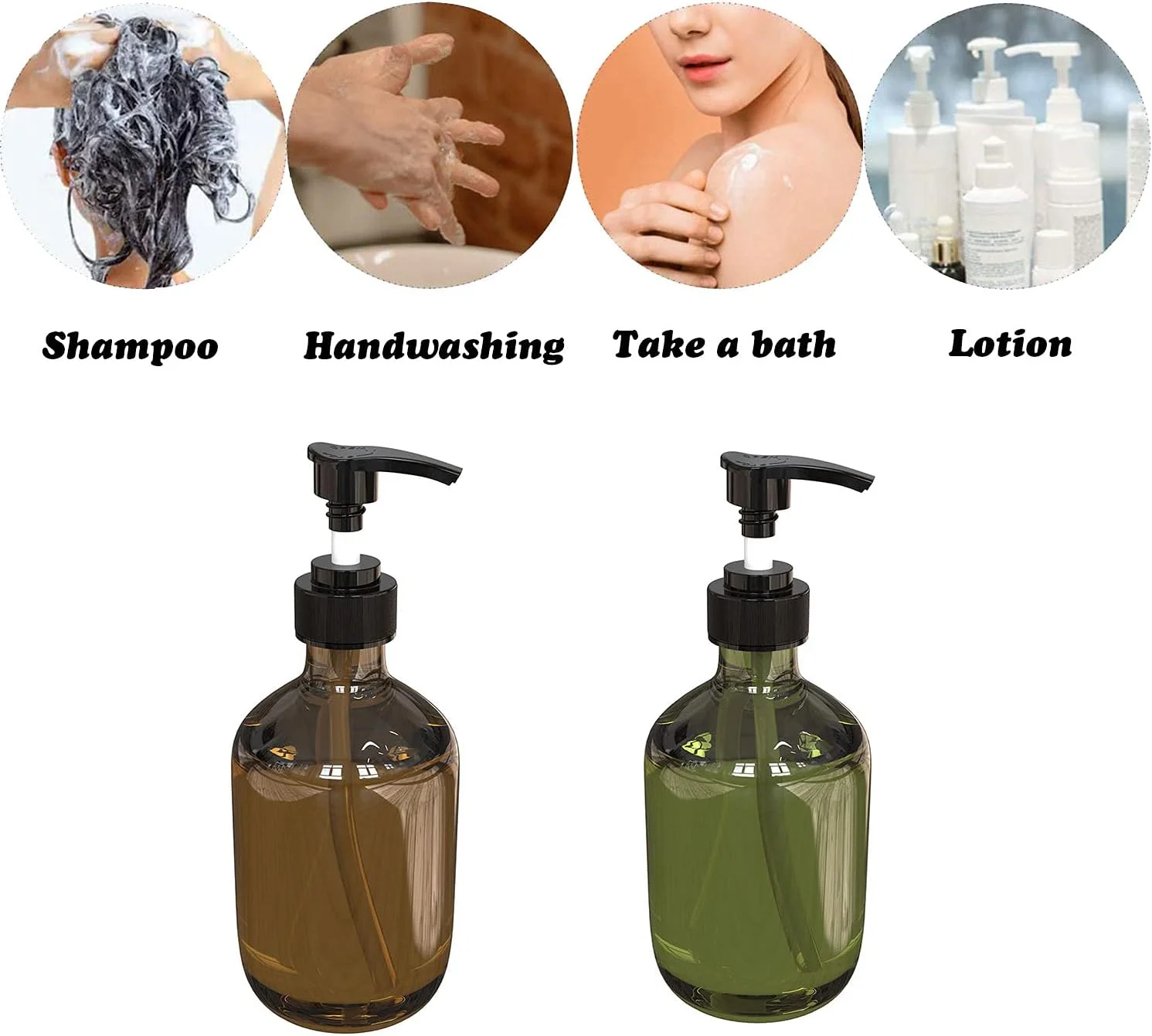 Wholesale Luxury Eco Pcr Shampoo Packaging Empty Lotion Bottles With ...