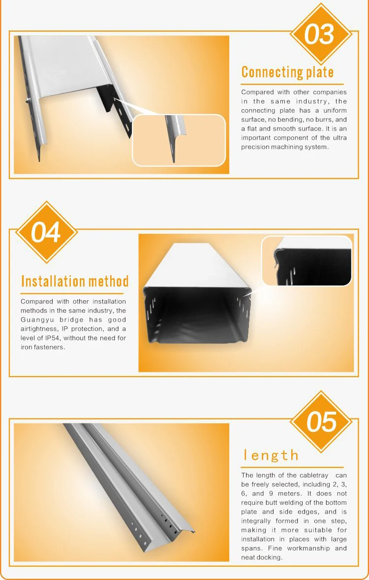 Factory Price Trunking Cable Tray Nice Quality Galvanized Steel Cable ...