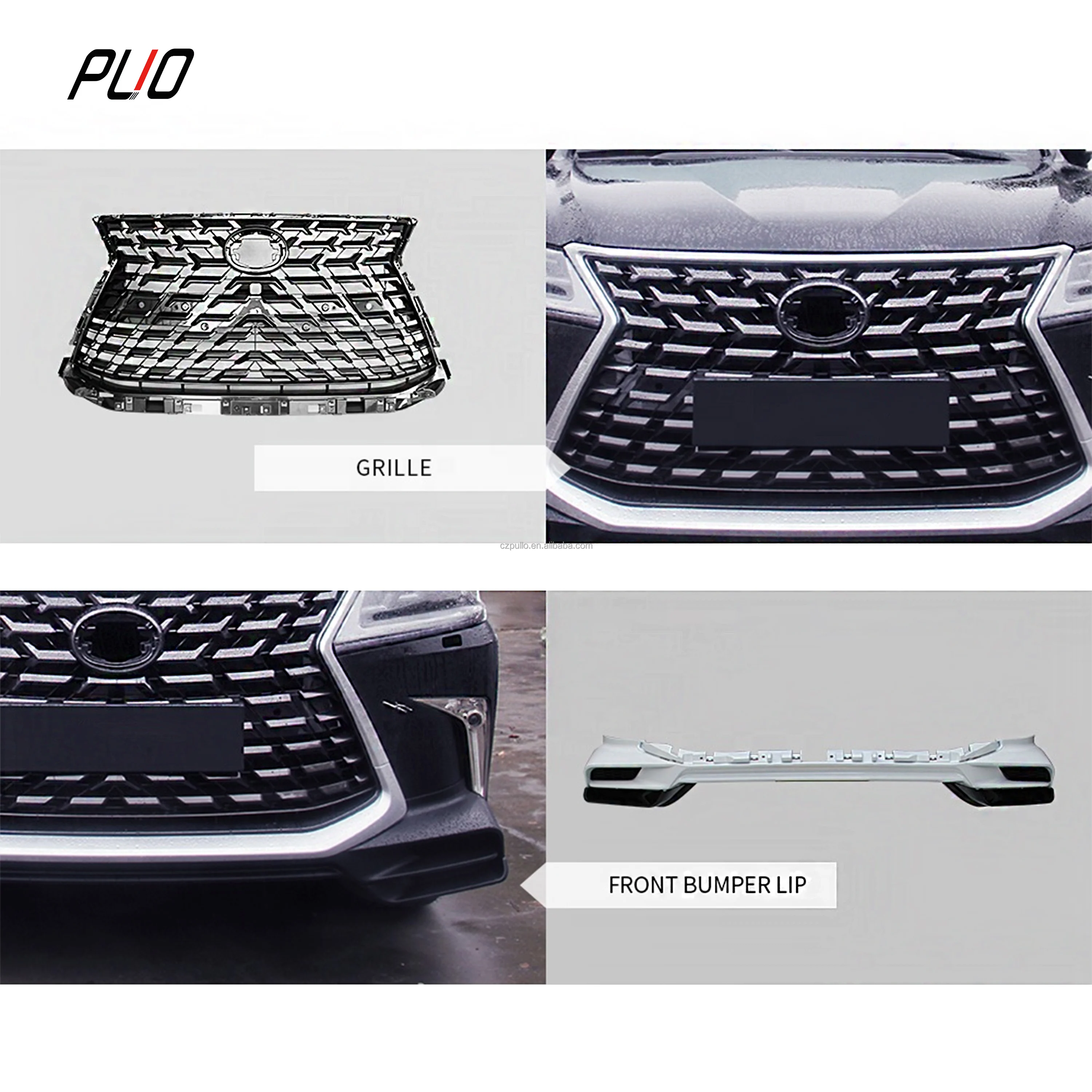 Front Rear Bumper Kit Grille Chrome Year 2016 2017 2018 2019 2021 2021 ...