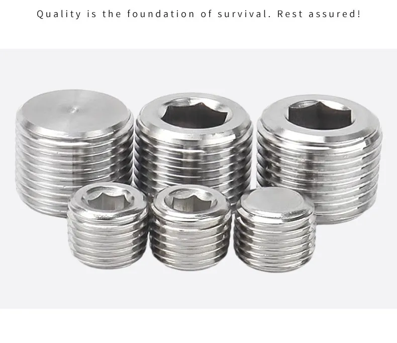 Stainless Stleel Cooling Pipe Plug M3 M4 M5 M6 M8 M10 M12 M14 M16 M18 ...