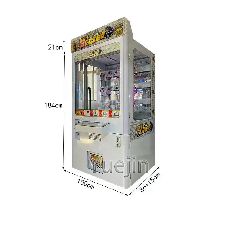 Coin-Operated Key Master Arcade Game Cabinet Cheap Metal Crane Machine Toy Prize Vending for ...