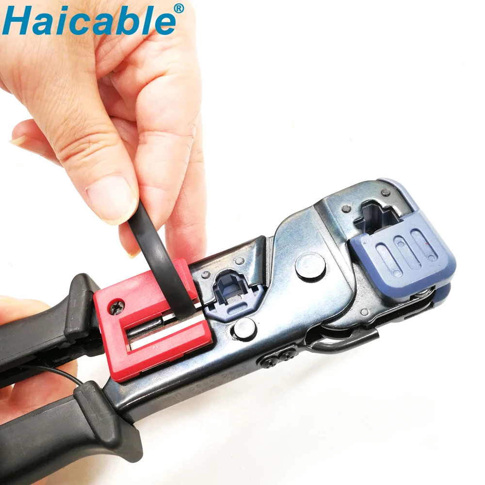 Network Modular Plug Connector Crimping Tool Ratchet HT-86