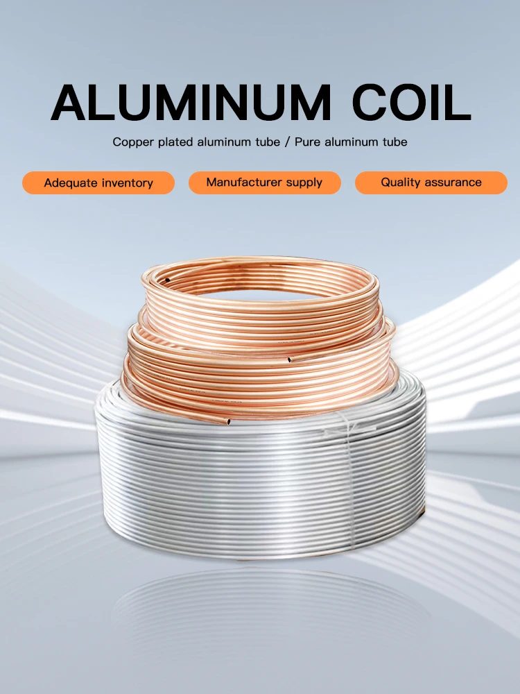 Oval Anodized Aluminum Tube Condenser Coil Seamless Extruded Aluminum ...