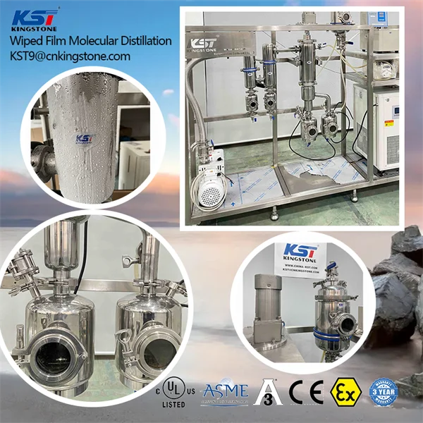 High Precision Evaporator Molecular Distillation Continuous Refinery ...